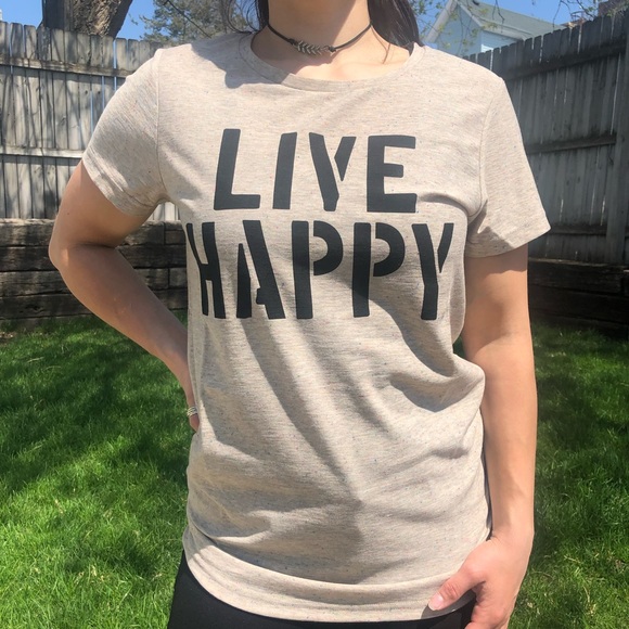 NATURAL LIFE | Tops | Natural Life Live Happy T Tee Shirt | Poshmark
